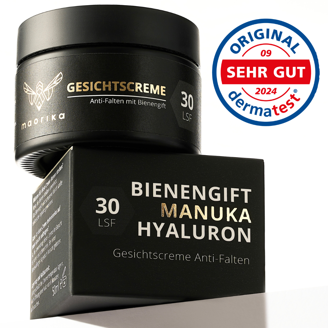 Bienengift Anti-Falten Creme mit Hylauron & LSF30