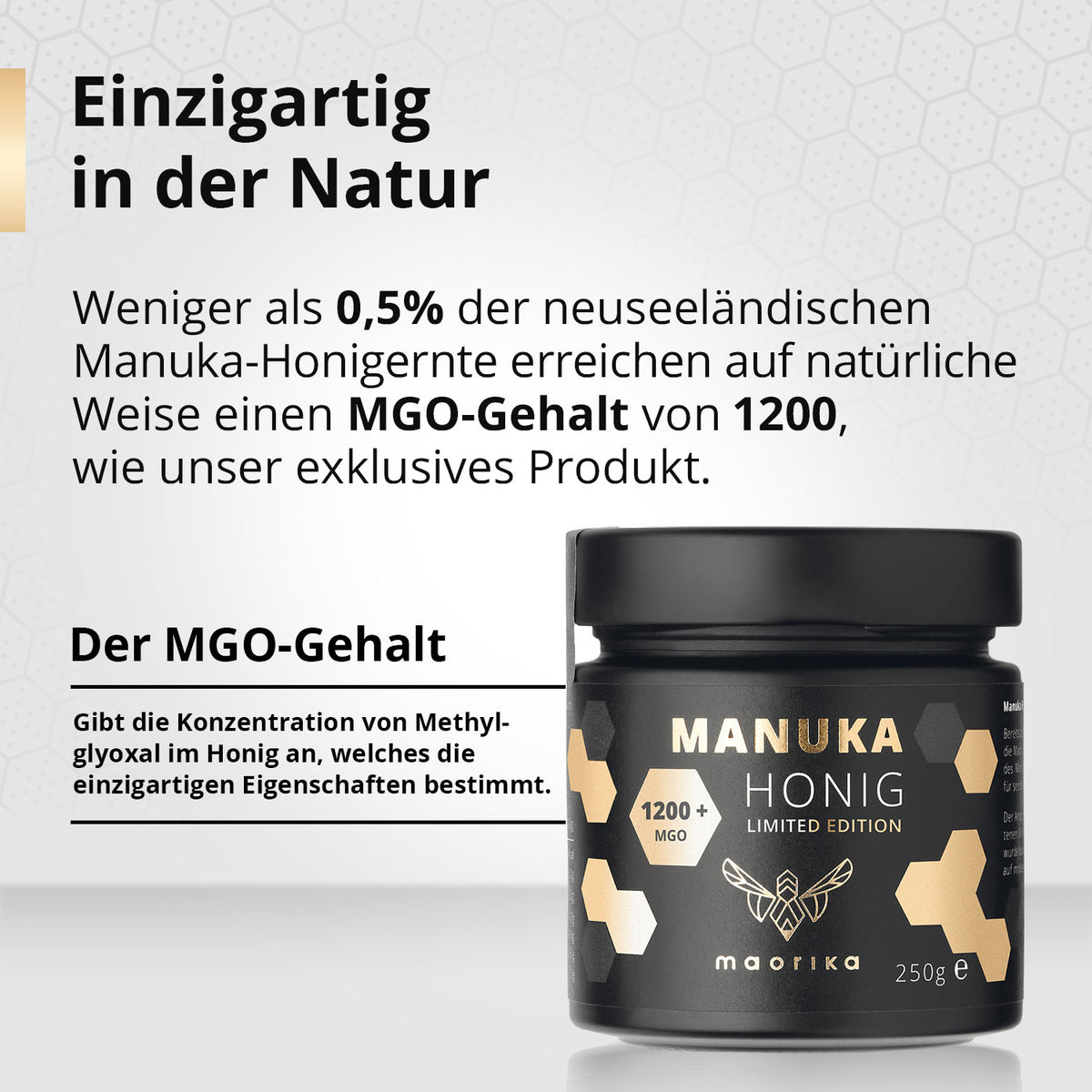 Manuka Honig MGO 1200+ (UMF 25+) | Limitierte Edition Kaufen