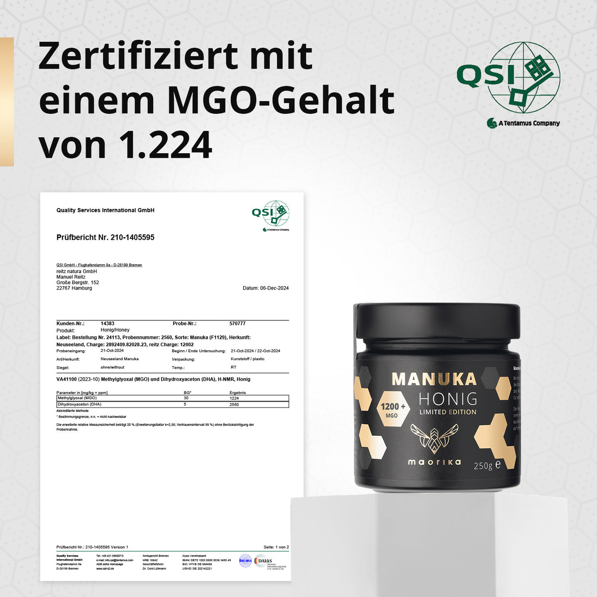 Manuka Honig MGO 1200+ (UMF 25+) | Limitierte Edition Kaufen
