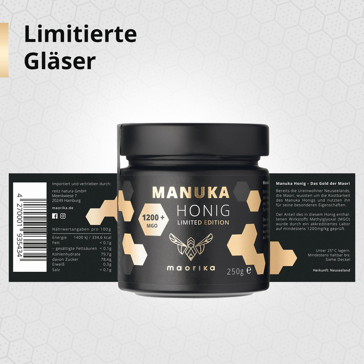 Manuka Honig MGO 1200+ (UMF 25+) | Limitierte Edition Kaufen