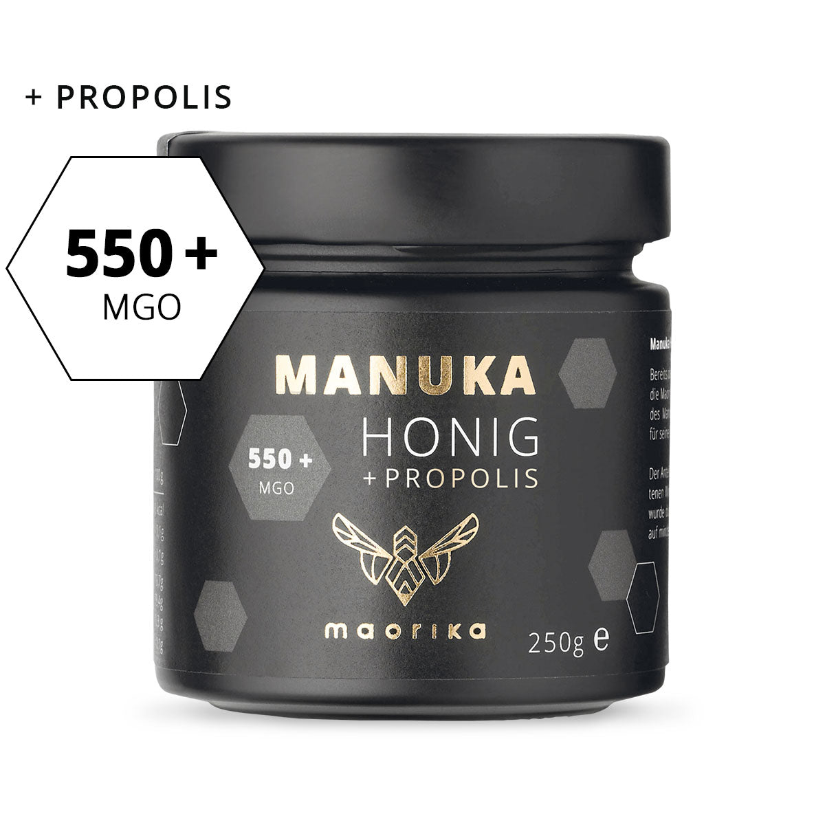 Manuka Honig 550 mit Propolis – Starke Kombination | maorika